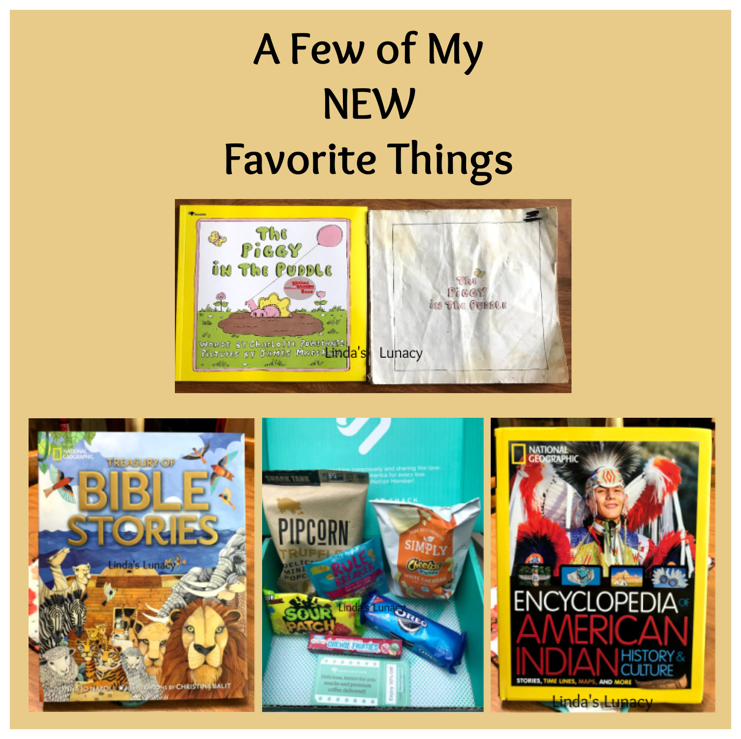 A Few of NEW My Favorite Things – Books & Snacks!